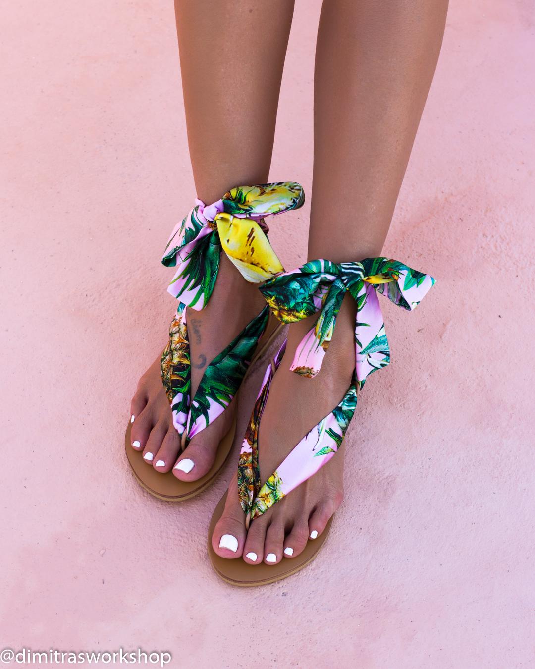 Womens Leather Sandals from Greece | dimitrasworkshop.com